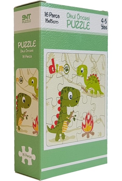 Toys Park Puzzle 16 Parça Okul Öncesi 15X15 cm 4-5 Yaş