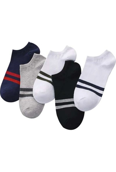 By Sweet FSM 6 Çift Görünmez Kısa Spor Sneakers Çorap