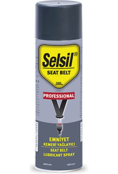 Selsil Emniyet Kemeri Yağlayıcı Sprey 200 ml Selsil Emniyet Kemeri Yağlayıcı Sprey 200 ml
