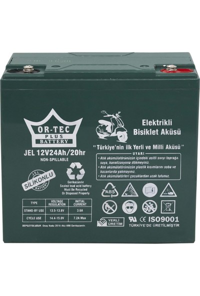 Ortec 12 V 20 Amper Elektrikli Aküsü Ortec 12 V 20 Amper Elektrikli Aküsü