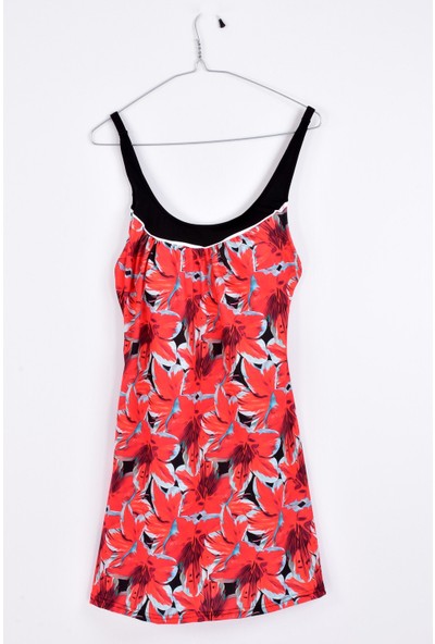 Pemilo Kadın Büyük Beden 905 Askılı Elbise Mayo Turuncu Pemilo Kadın Büyük Beden 905 Askılı Elbise Mayo Turuncu