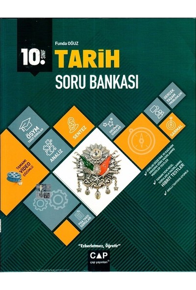 Çap 10. Sınıf Anadolu Lisesi Tarih Soru Bankası 2022