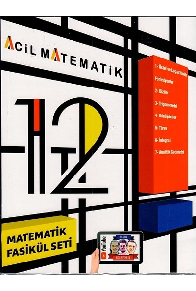 Acil Yayınları 12. Sınıf Matematik Fasikül Set Acil Yayınları 12. Sınıf Matematik Fasikül Set