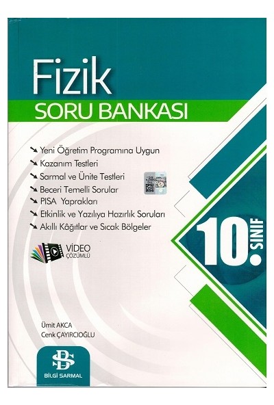 Bilgi Sarmal 10. Sınıf Fizik Soru Bankası - Cenk Çayırcıoğlu