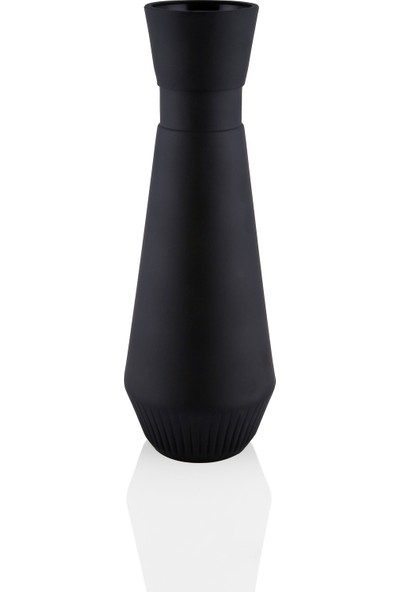 Act Of Accract Siyah Ince Vazo Mat