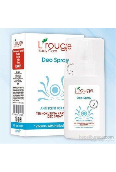 L'rouge Lrouge Deo Spray For Man
