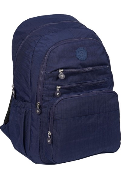 Relaxion Lacivert Su Geçirmez Krinkıl Kumaş Sırt Çantası 1630 Relaxion Lacivert Su Geçirmez Krinkıl Kumaş Sırt Çantası 1630