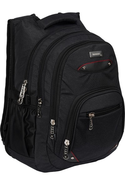 Relaxion Siyah 2225 Su Geçirmez Astarlı Kumaş Sırt Çantası Relaxion Siyah 2225 Su Geçirmez Astarlı Kumaş Sırt Çantası