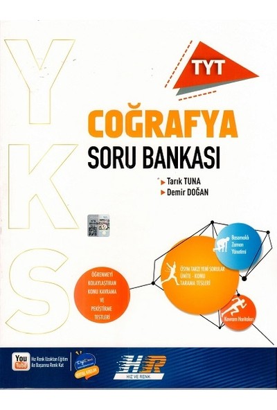Hız ve Renk Yayınları TYT Coğrafya Soru Bankası