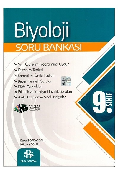 Bilgi Sarmal 9. Sınıf Biyoloji Soru Bankası - Davut Börekçioğlu Bilgi Sarmal 9. Sınıf Biyoloji Soru Bankası - Davut Börekçioğlu