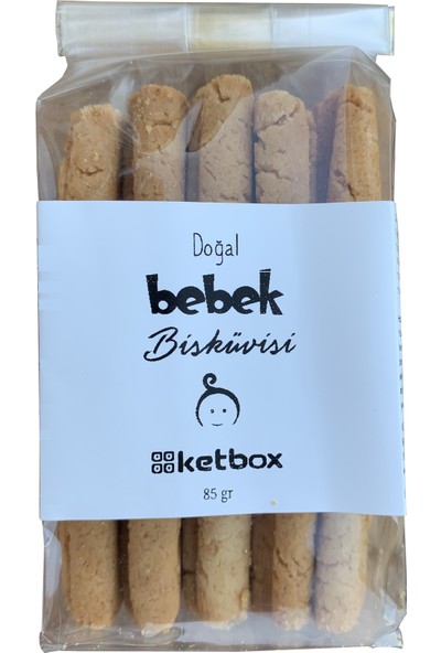 Ketbox Siyez Unlu Bebek Bisküvisi 10 Adet 85 gr Katkısız Doğal Ketbox Siyez Unlu Bebek Bisküvisi 10 Adet 85 gr Katkısız Doğal