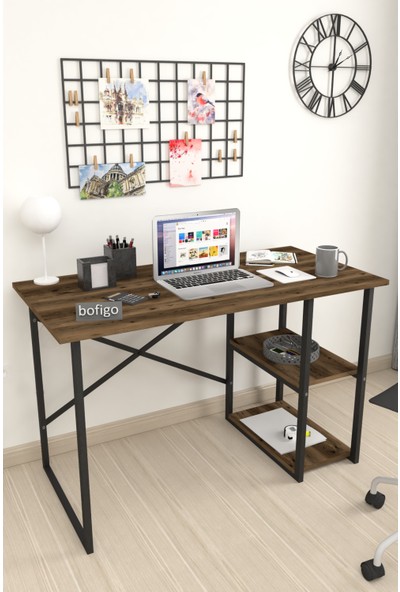 Bofigo 60X120 cm 2 Raflı Çalışma Masası Bilgisayar Masası Ofis Ders Yemek Masası Lidya Bofigo 60X120 cm 2 Raflı Çalışma Masası Bilgisayar Masası Ofis Ders Yemek Masası Lidya