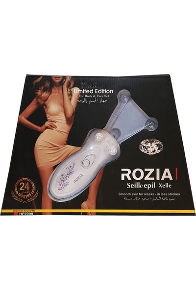 Rozia Profesyonel Epilatör Ipli Tüy Alma Makinesi Epilasyon Aleti