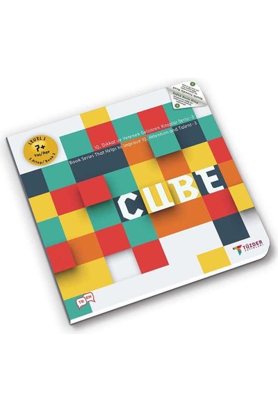 Cube 7+ Yaş Level 1 - IQ Dikkat ve Yetenek Geliştiren Kitaplar Serisi 3