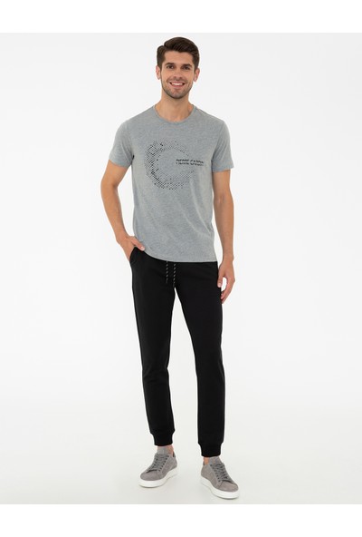 Pierre Cardin Siyah Slim Fit Eşofman Altı 50243992-VR046 Pierre Cardin Siyah Slim Fit Eşofman Altı 50243992-VR046