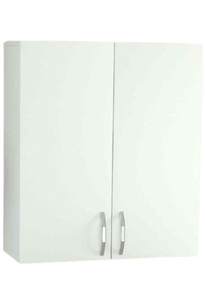 Makbulce - Çamaşır Makinası Üstü Dolap Banyo Dolabı