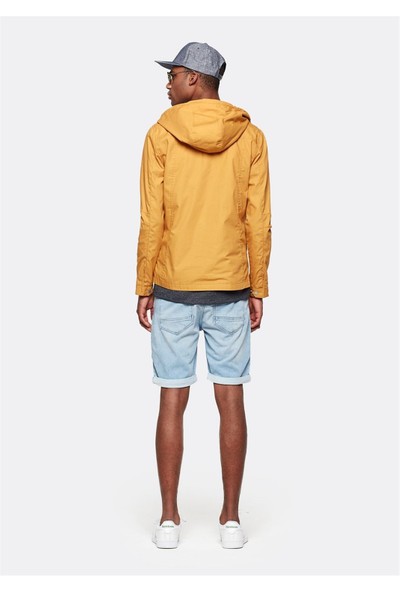 Soydance Soft Aş Taşlamalı Jean Şort Açık Buz Mavisi