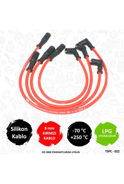 Tork 46427497 - Fıat Palıo - Sıena 1.4 8V - Buji Kablosu