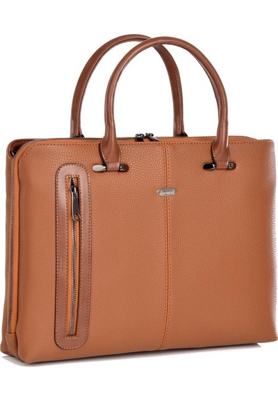 Deriend 1105 Unisex 13.3 Inç Laptop Bölmeli Evrak Çantası Taba Deriend 1105 Unisex 13.3 Inç Laptop Bölmeli Evrak Çantası Taba