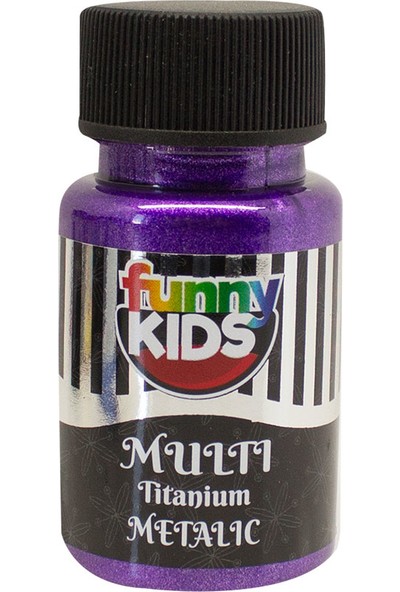 Funny Kids Multi Titanyum Metalik Boya Mor 50 cc Funny Kids Multi Titanyum Metalik Boya Mor 50 cc
