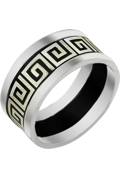 Gümüşhane Silver Lazerli Desenli Alyans