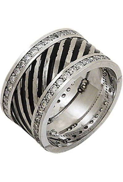 Gümüşhane Silver Zirkon Taşlı Alyans