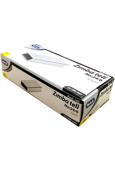 Mas Zımba Teli 24/6 145 10 Adet 10 Kutu