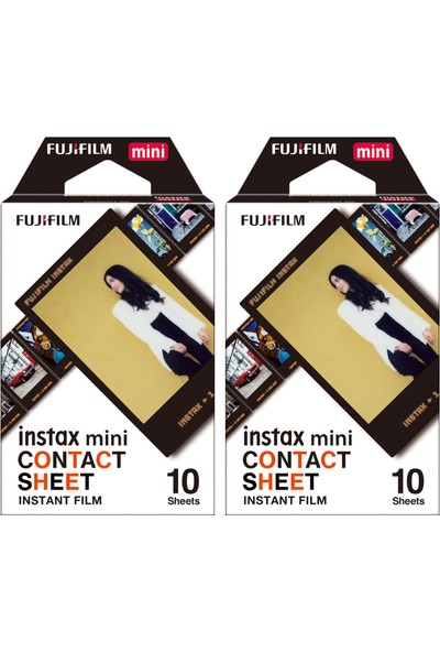 Fujifilm Instax Mini Contact Film Seti 10 x 2'li