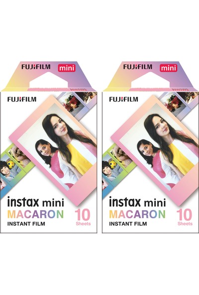Fujifilm Instax Mini Macaron Film Seti 10 x 2'li