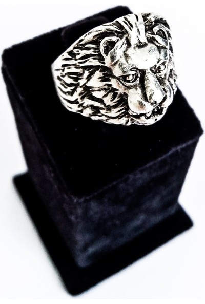Antique Dolunay Antik Gümüş Kaplama El Yapımı Ayarlanabilir Aslan Yüzük Antique Dolunay Antik Gümüş Kaplama El Yapımı Ayarlanabilir Aslan Yüzük
