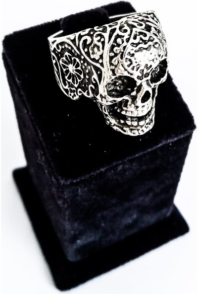 Antique Dolunay Antik Gümüş Kaplama El Yapımı Ayarlanabilir Gotik Kurukafa Unisex Yüzük Antique Dolunay Antik Gümüş Kaplama El Yapımı Ayarlanabilir Gotik Kurukafa Unisex Yüzük