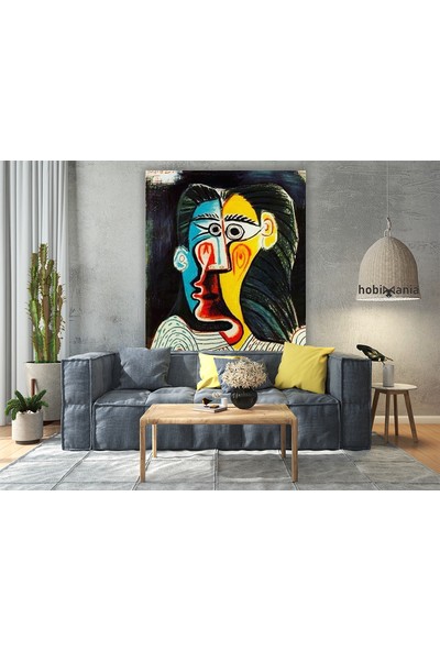 Hobimania Kanvas Tablo Pablo Picasso Face To Face 60X120 cm Duvar Dekorasyon Tablo Moda Hobimania Kanvas Tablo Pablo Picasso Face To Face 60X120 cm Duvar Dekorasyon Tablo Moda
