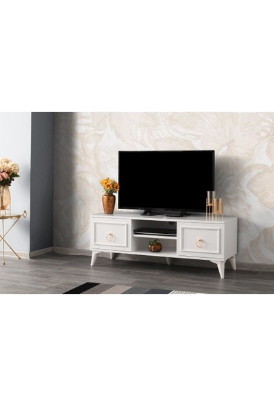 Erezoğulları Mobilya Modern Tarz Yüksek Ayaklı Tv Sehpası 130CM Erezoğulları Mobilya Modern Tarz Yüksek Ayaklı Tv Sehpası 130CM