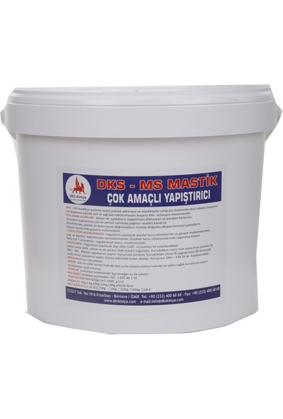 Dks Ms Mastik - Şeffaf Izolasyon Malzemesi 5 kg