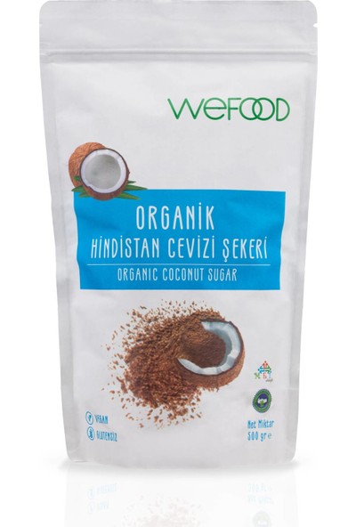 Wefood Organik Hindistan Cevizi Şekeri 500 gr