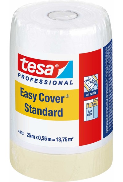 Tesa Bantlı Pratik Örtü, 25M:550MM