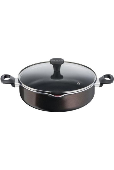 Tefal Titanyum 1x Earlyplus Difüzyon Tabanlı 28 cm Kısa Tencere