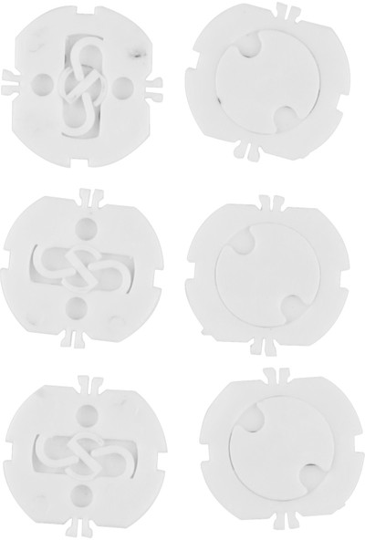 Home Puzzle Priz Emniyet Kapağı 6'lı Beyaz