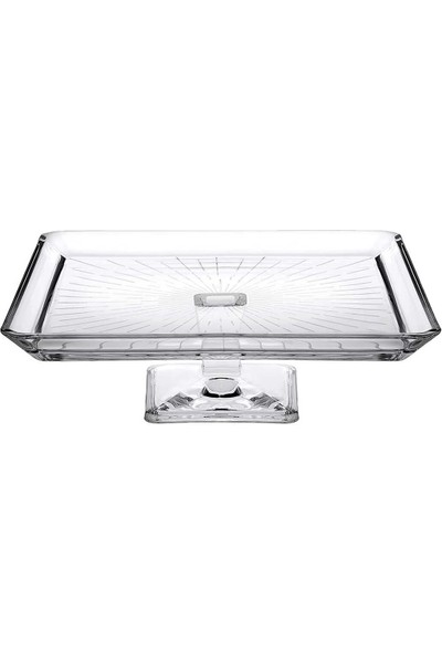 Paşabahçe 950007 Ayaklı Kare Servis Tabağı