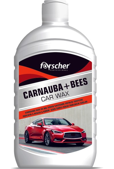 Forscher Sıvı Cila Carnauba ve Balmumu Özlü Car Wax 500 ml