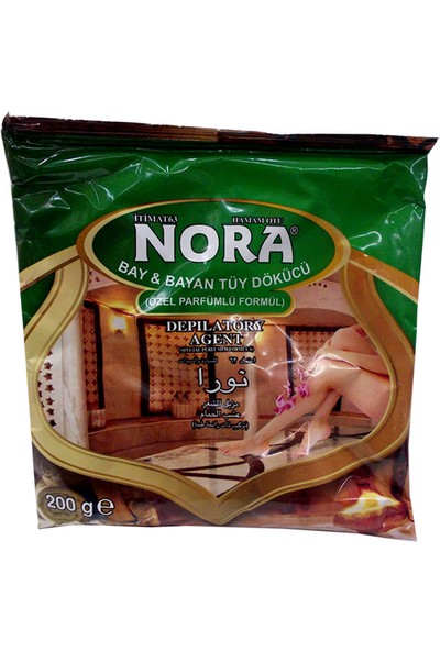 Nora Tüy Dökücü Toz Hamam Otu Bay Bayan TKRB.170-200 gr x 5 Paket Nora Tüy Dökücü Toz Hamam Otu Bay Bayan TKRB.170-200 gr x 5 Paket
