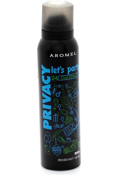 Deotak Privacy Deodorant Erkek Let's Party 150ML Deotak Privacy Deodorant Erkek Let's Party 150ML