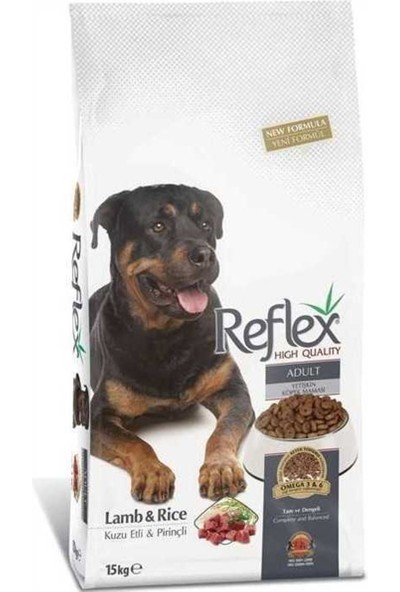 Reflex Kuzu Etli Yetişkin Köpek Maması 15 kg