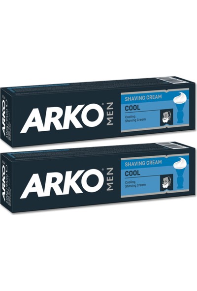 Arko Men Cool Tıraş Kremi 100ML x 2 Adet Arko Men Cool Tıraş Kremi 100ML x 2 Adet