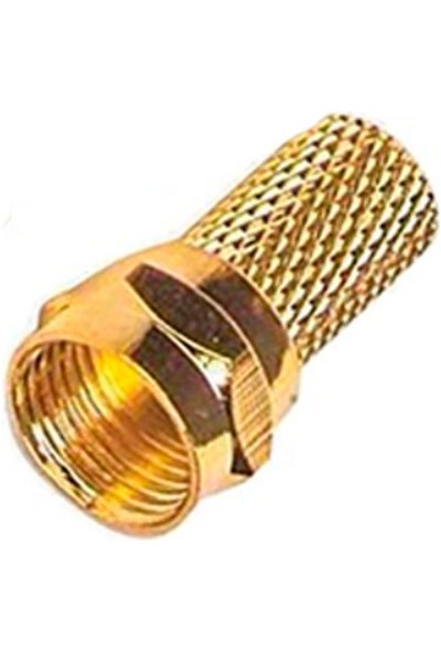 Bitashi Gold F Konnektör Rg6 Uydu Anten Kablo Jakı Standart - 1 Adet Bitashi Gold F Konnektör Rg6 Uydu Anten Kablo Jakı Standart - 1 Adet