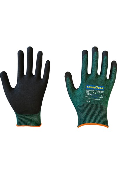 Goodyear Kesilmez Eldiven Yeşil Mk5 No:9
