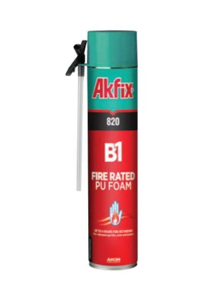 Akfix Yangına ve Isıya Dayanıklı Köpük 850 gr Akfix 820