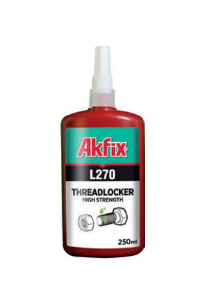 Akfix Civata Sabitleyici L270 250 ml Yüksek Mukavemet Akfix Civata Sabitleyici L270 250 ml Yüksek Mukavemet