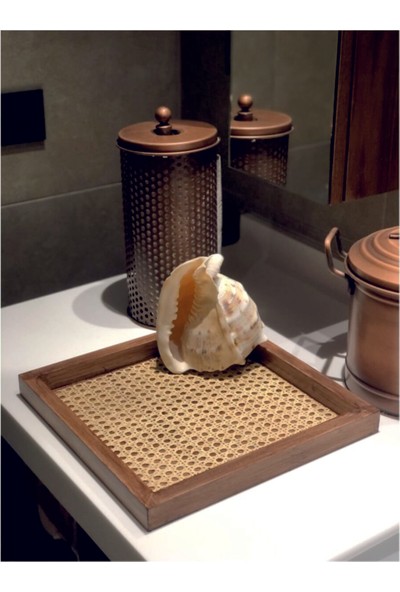 Decolfin Hazeran Tepsi 30X30 Kahverengi Decolfin Hazeran Tepsi 30X30 Kahverengi