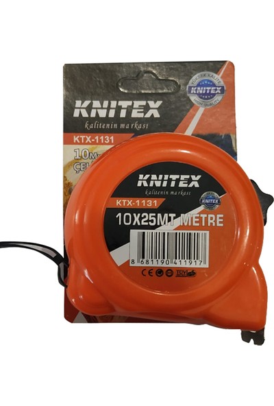 Knıtex KTX-1131 Şerit Metre 10 Metre x 25MM Knıtex KTX-1131 Şerit Metre 10 Metre x 25MM
